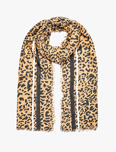 Koton Kadın Leopar Desenli Şal