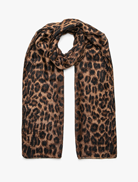 Koton Kadın Leopar Desenli Şal