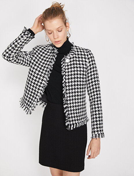 Koton Kadın Desenli Ceket