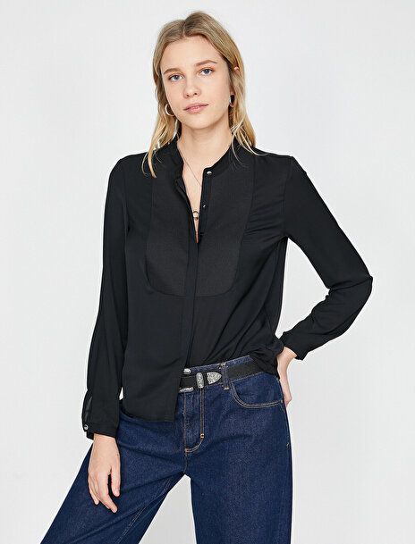 Koton Kadın Hakim Yaka Gömlek