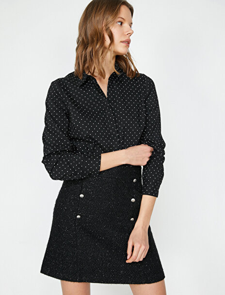 Koton Kadın Puantiyeli Gömlek