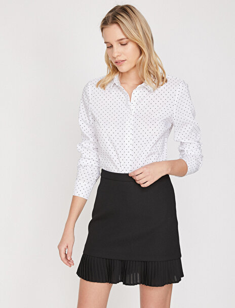 Koton Kadın Puantiyeli Gömlek