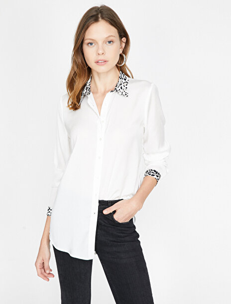 Koton Kadın Leopar Desenli Gömek