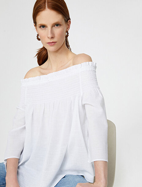 Koton Kadın Omzu Açık Bluz