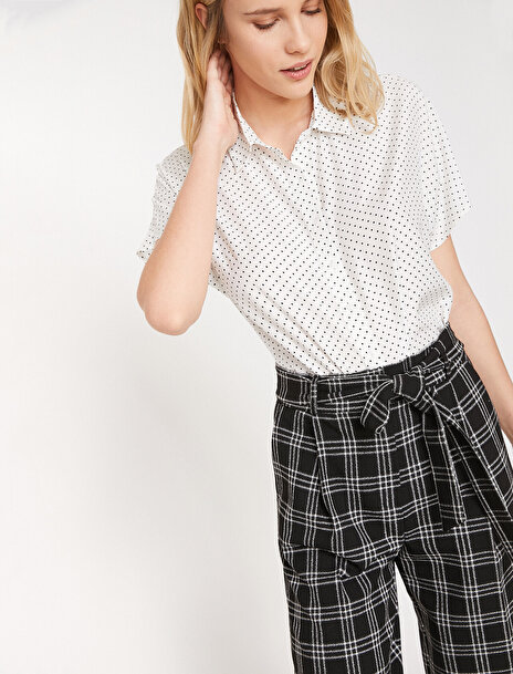 Koton Kadın Puantiyeli Gömlek