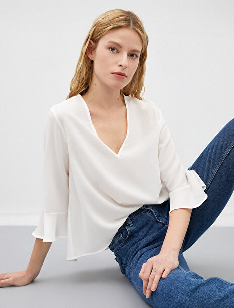 Koton Kadın Volanlı Bluz