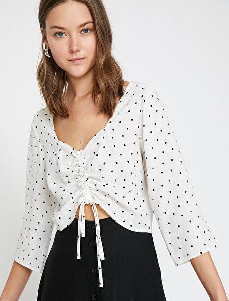 Koton Kadın Puantiyeli Bluz