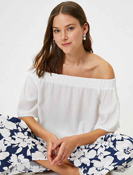 Koton Kadın Omzu Açık Bluz