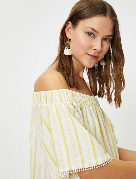 Koton Kadın Omzu Açık Bluz