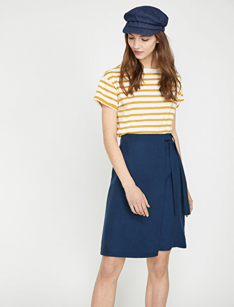 Koton Kadın Beli Bağlamalı Etek