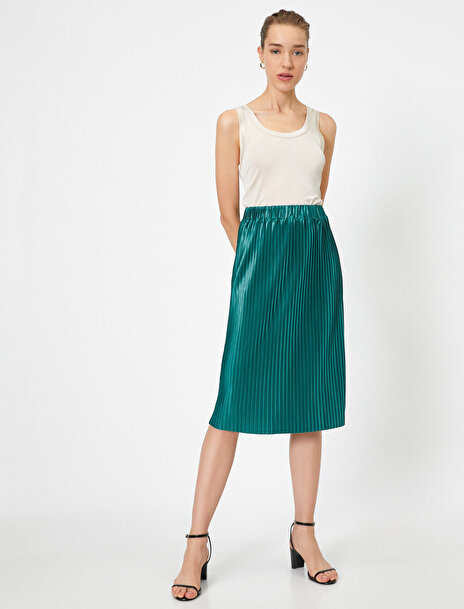 Koton Kadın Pilili Etek