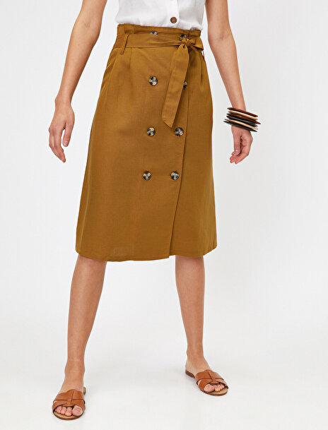 Koton Kadın Beli Bağlamalı Etek