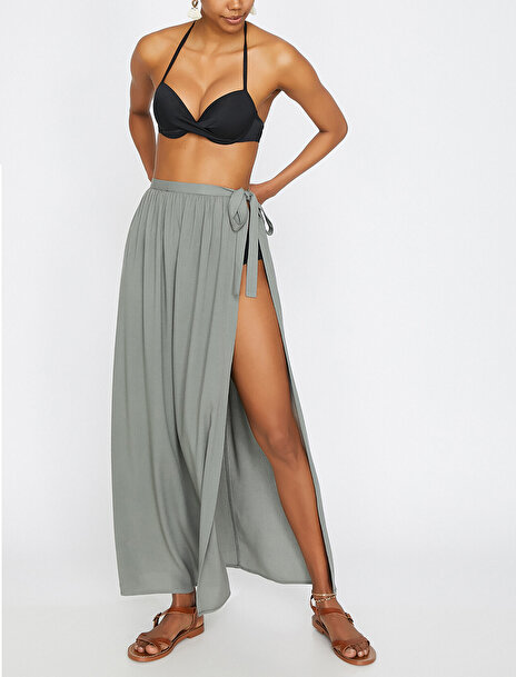 Koton Kadın Beli Bağlamalı Etek