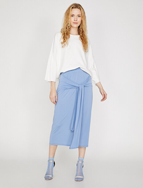 Koton Kadın Beli Bağlamalı Etek