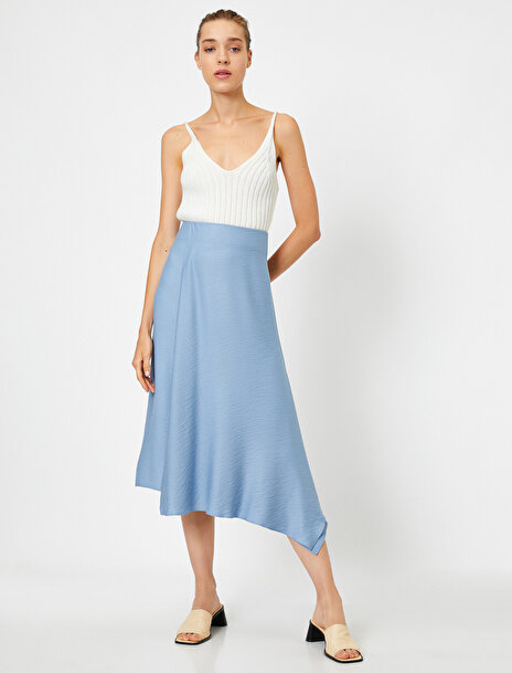 Koton Kadın Drapeli Midi Etek Koton Kadın Drapeli Midi Etek