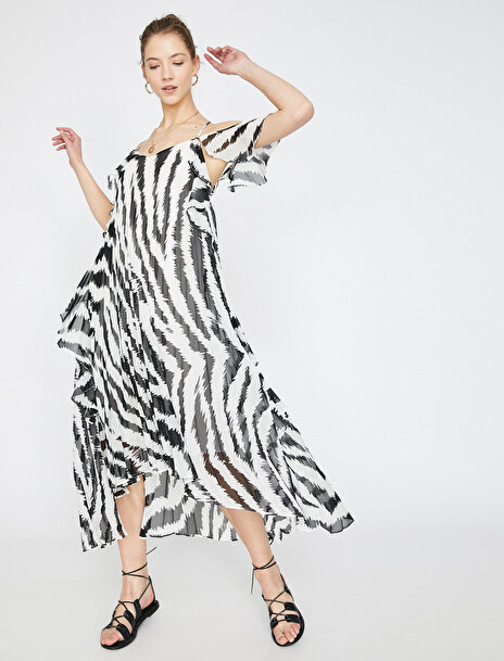 Koton Kadın The Maxi Dress - Maksi Elbise
