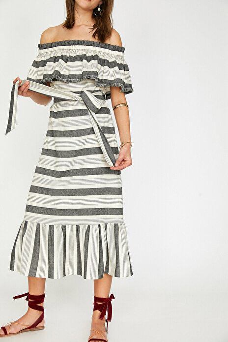 Koton Kadın The Natural Look Dress - Doğal Dokulu Elbise