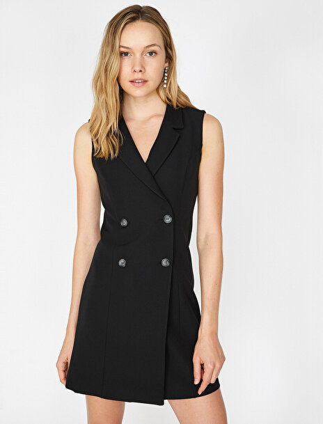 Koton Kadın Klasik Yaka Elbise