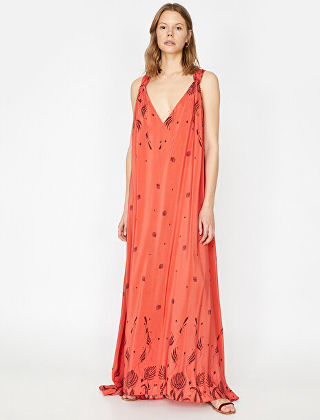 Koton Kadın The Maxi Dress - Maksi Elbise