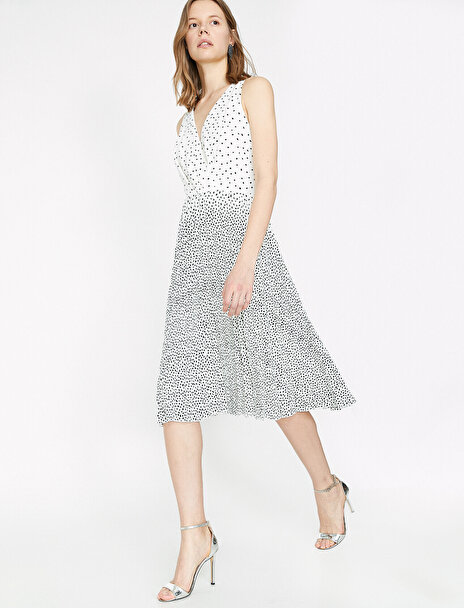 Koton Kadın Baskı Detaylı Elbise