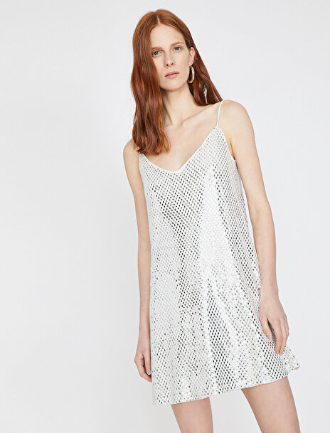 Koton Kadın Askılı Elbise Abiye