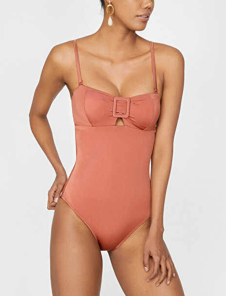 Koton Kadın Toka Detaylı Mayo