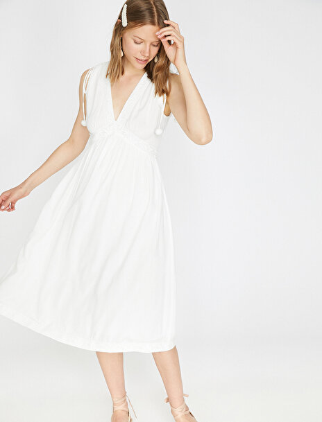 Koton Kadın The Natural Look Dress - Doğal Dokulu Elbise