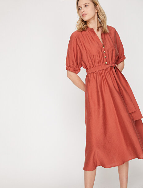 Koton Kadın The Natural Look Dress - Doğal Dokulu Elbise