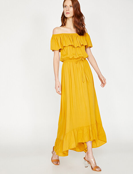 Koton Kadın The Natural Look Dress - Doğal Dokulu Elbise