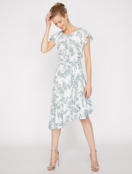 Koton Kadın The Floral Dress - Çiçek Desenli Elbise Koton Kadın The Floral Dress - Çiçek Desenli Elbise