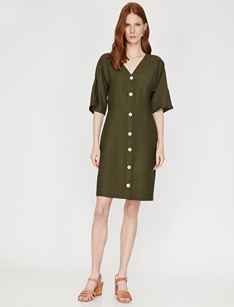 Koton Kadın The Natural Look Dress - Doğal Dokulu Elbise