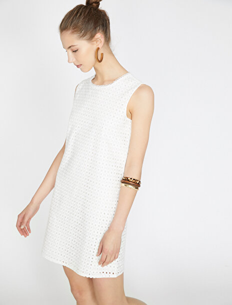 Koton Kadın File Detaylı Elbise Koton Kadın File Detaylı Elbise