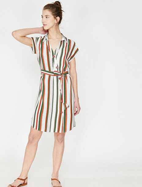 Koton Kadın The Natural Look Dress - Doğal Dokulu Elbise