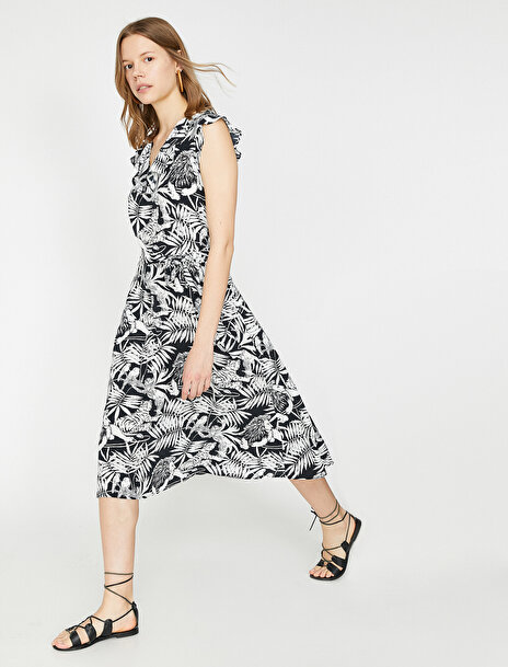 Koton Kadın The Floral Dress - Çiçek Desenli Elbise Koton Kadın The Floral Dress - Çiçek Desenli Elbise