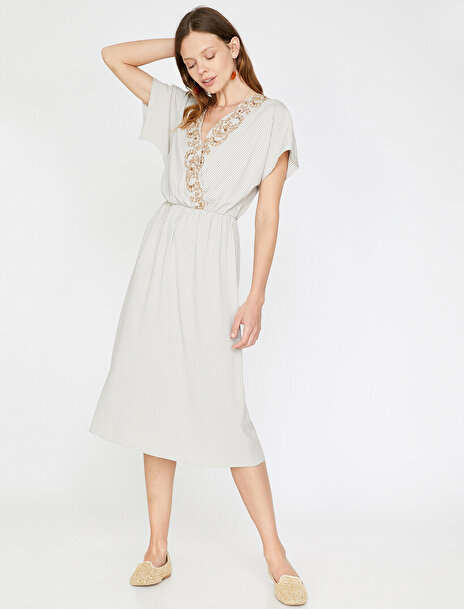 Koton Kadın The Natural Look Dress - Doğal Dokulu Elbise