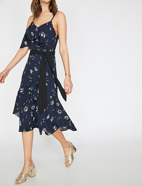 Koton Kadın The Floral Dress - Çiçek Desenli Elbise Koton Kadın The Floral Dress - Çiçek Desenli Elbise
