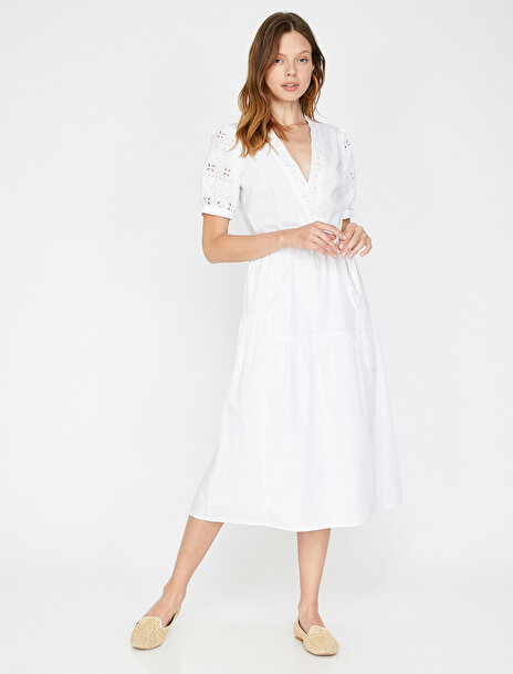 Koton Kadın The Summer White Dress – Beyaz Yaz Elbisesi Koton Kadın The Summer White Dress – Beyaz Yaz Elbisesi