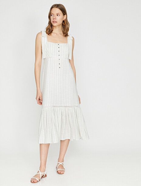 Koton Kadın The Natural Look Dress - Doğal Dokulu Elbise