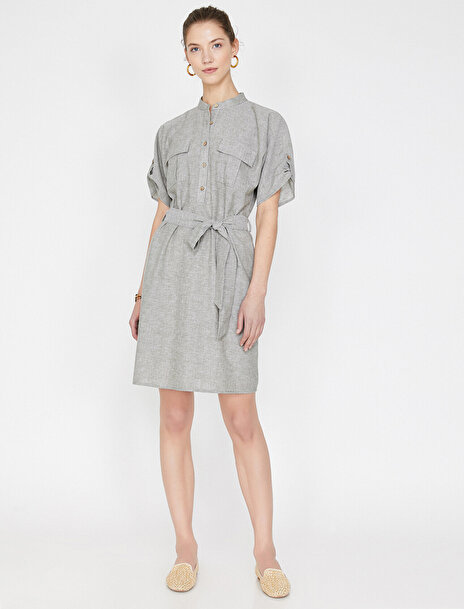 Koton Kadın The Natural Look Dress - Doğal Dokulu Elbise