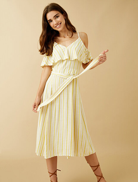 Koton Kadın The Natural Look Dress - Doğal Dokulu Elbise
