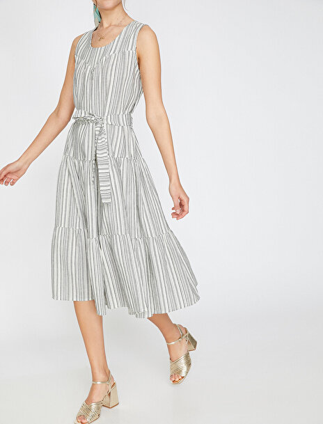 Koton Kadın The Natural Look Dress - Doğal Dokulu Elbise