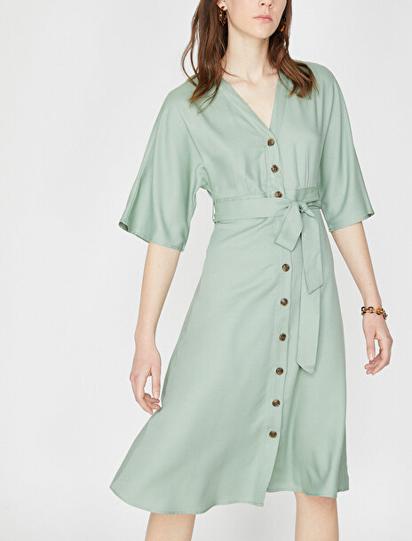 Koton Kadın The Natural Look Dress - Doğal Dokulu Elbise