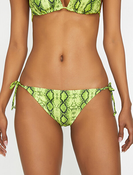 Koton Kadın Yılan Derisi Desenli Bikini Altı