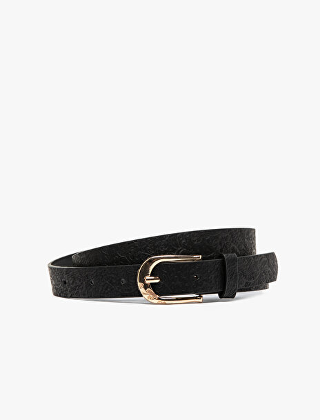 Koton Kadın Deri Görünümlü Kemer