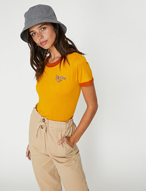 Koton Kadın Aplikeli T-Shirt