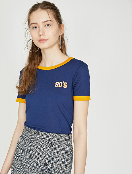 Koton Kadın Aplikeli T-Shirt