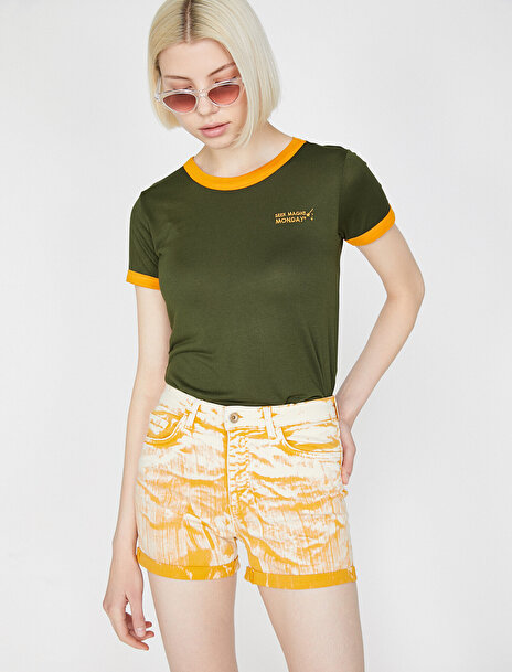 Koton Kadın Aplikeli T-Shirt