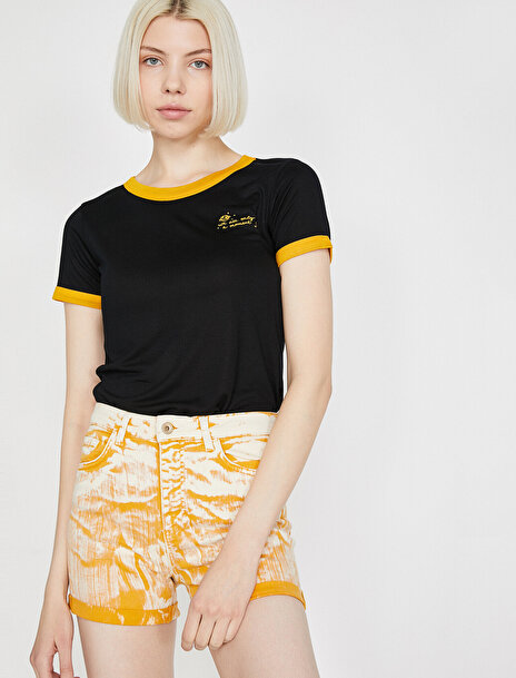 Koton Kadın Aplikeli T-Shirt