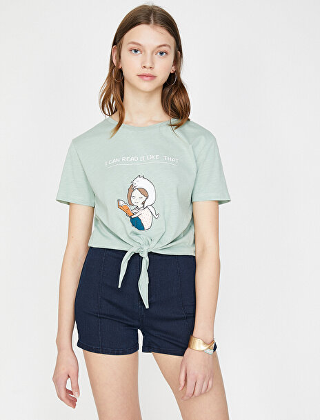 Koton Ole Genç Kız Koton Love T-Shirt