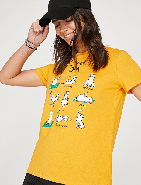 Koton Kadın Koton Love T-Shirt